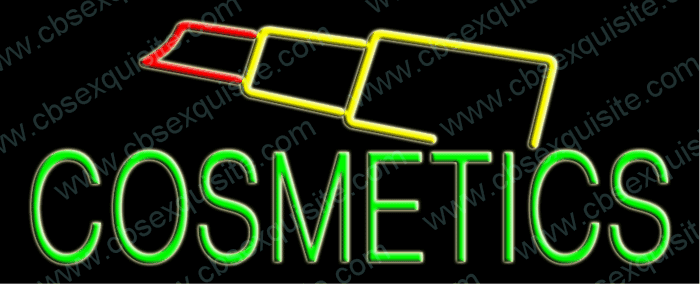 Cosmetics Neon Sign - CBS Beauty Supply