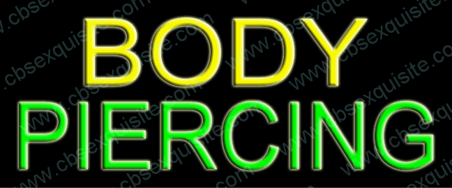 Body Piercing Neon Sign - CBS Beauty Supply