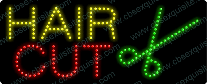 Hair Cut, Logo LED sign - CBS Beauty Supply