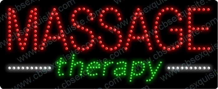 Massage Therapy LED Sign - CBS Beauty Supply