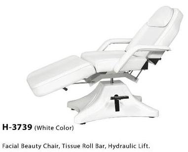 Hydraulic Facial Bed - White - CBS Beauty Supply