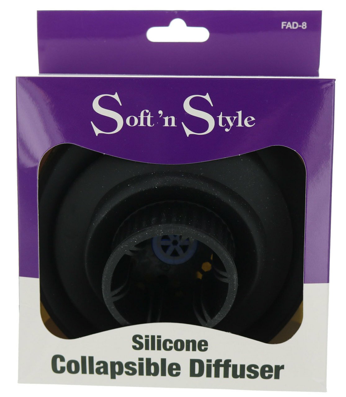 Soft 'n Style Silicone Collapsible Diffuser FAD-8 - CBS Beauty Supply