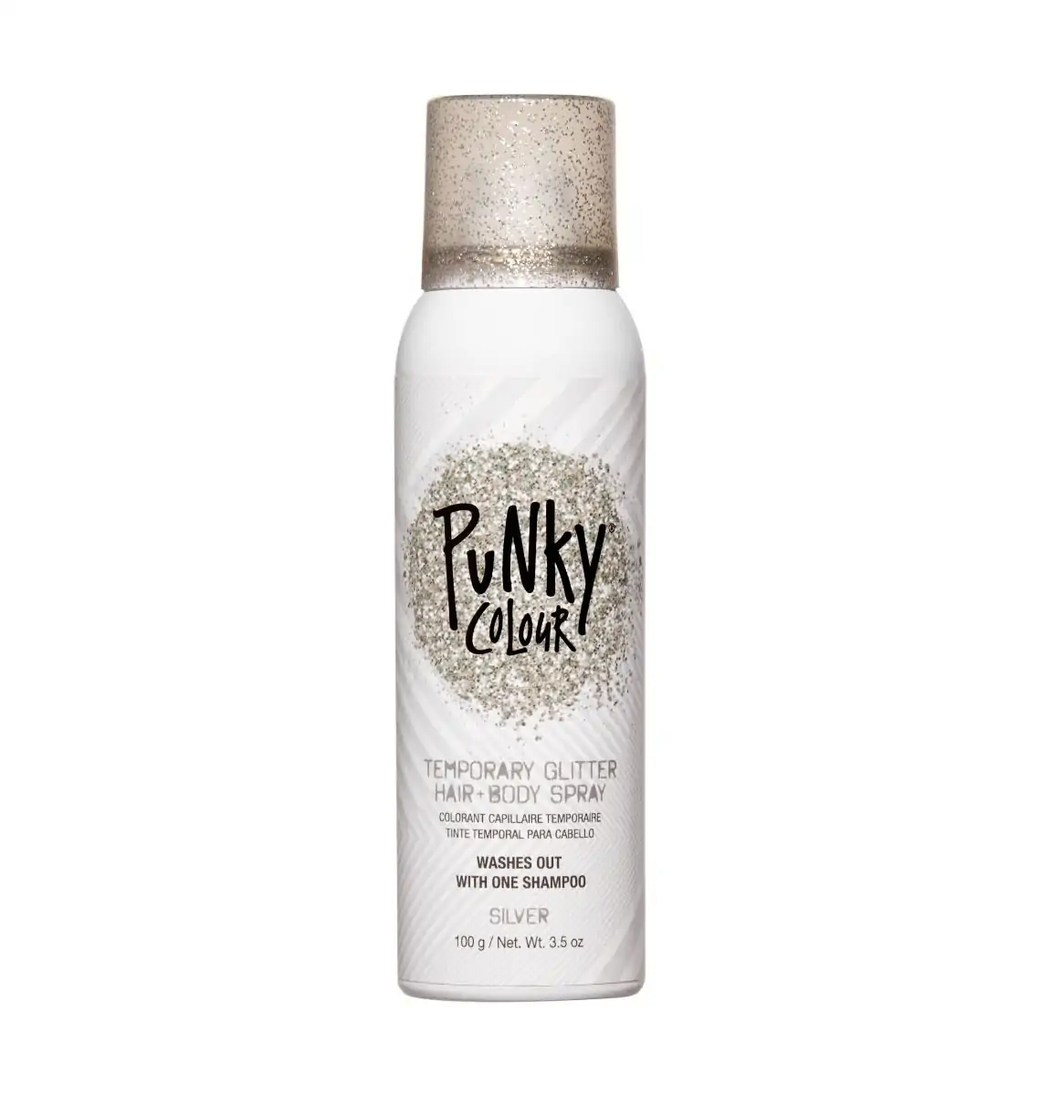 Punky Colour Temporary Hair Color Spray – Silver Glitter 3.5oz - CBS ...