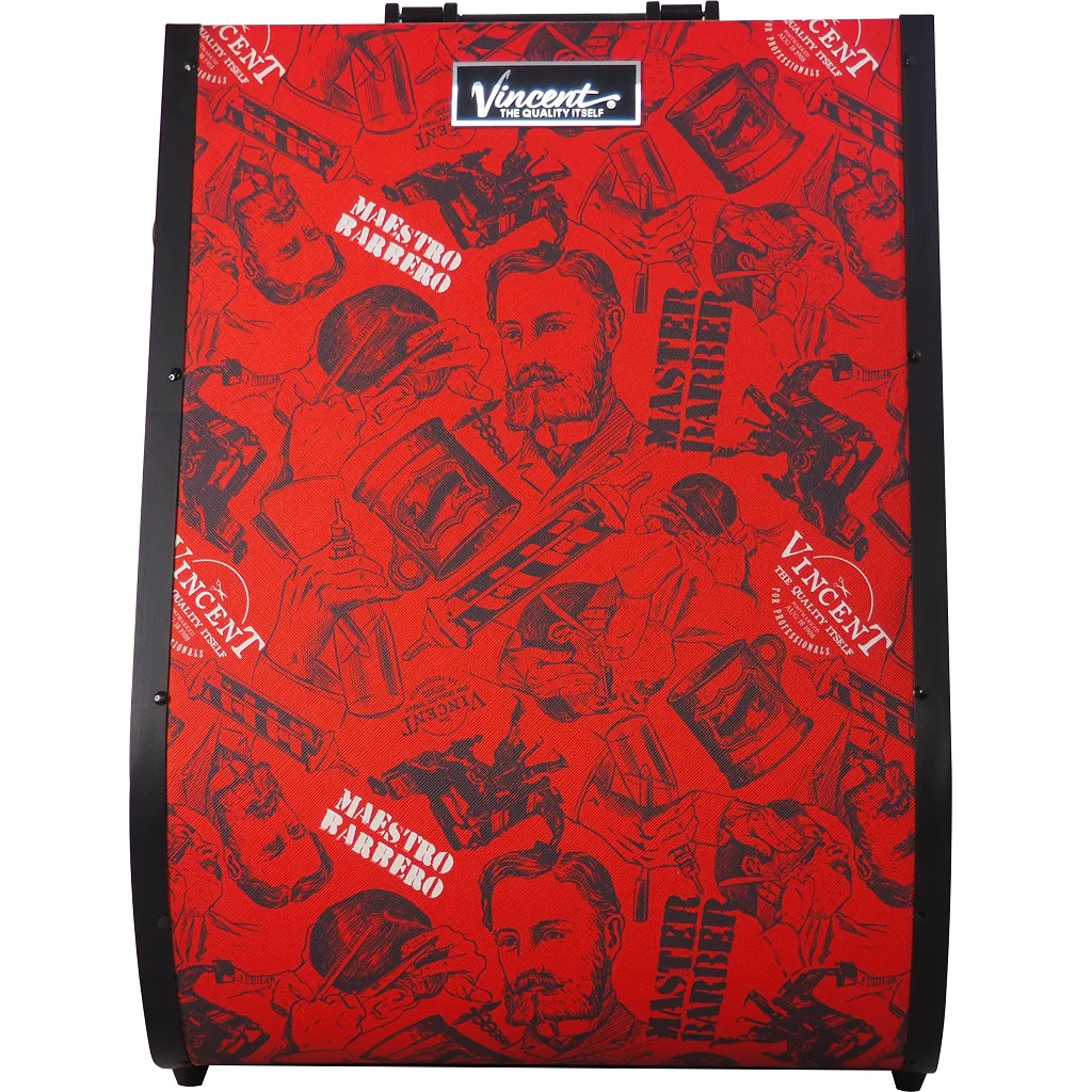 Vincent Hard Shell Backpack - (Nostalgic Red) #VT10402 - CBS Beauty Supply