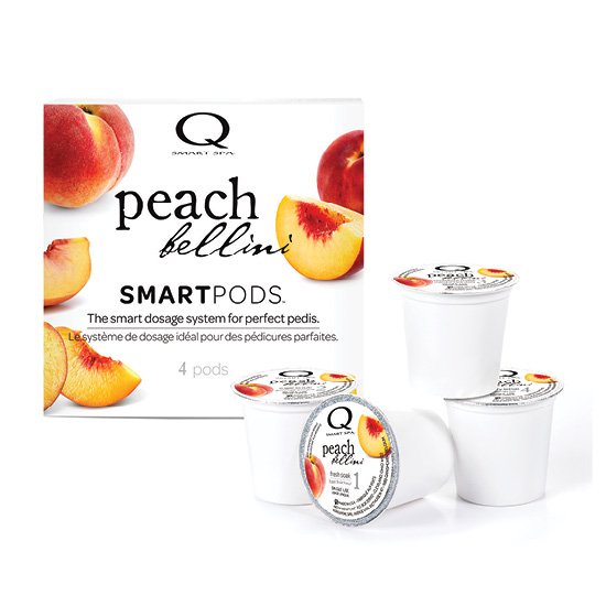 ZOYA / Qtica Peach Bellini 4 Step System Smart Pods - CBS Beauty Supply