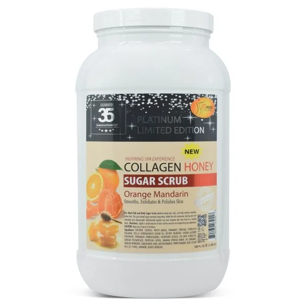 Spa Redi Collagen Honey Sugar Scrub (Orange Mandarin) - Gallon - CBS ...