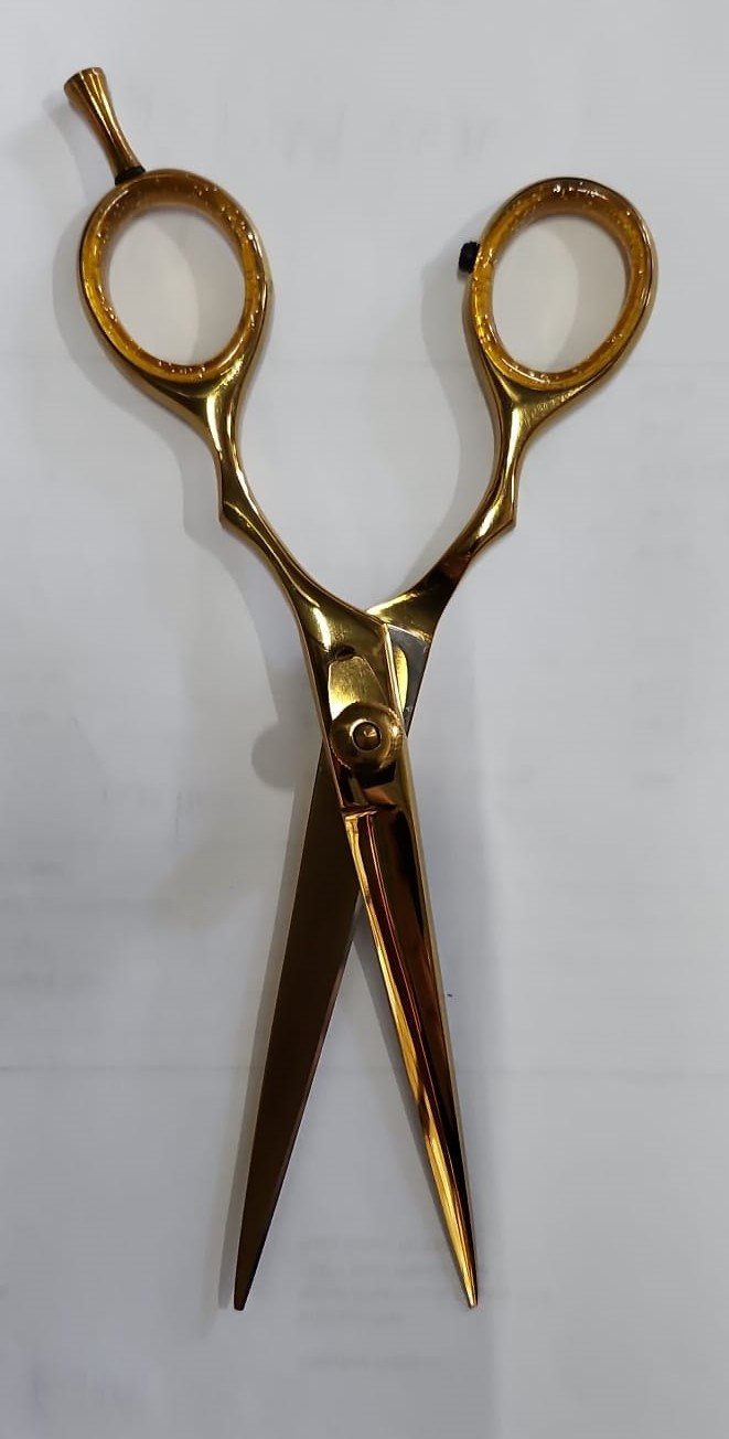 David & Matthew 6.5" Cutting Shear - Gold - CBS Beauty Supply